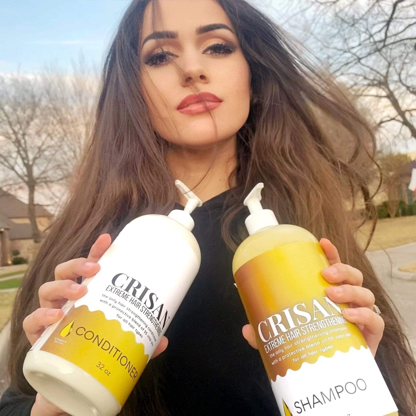 Golden-Label Extreme Hair Strengthening Shampoo & Conditioner – CRISAN ...